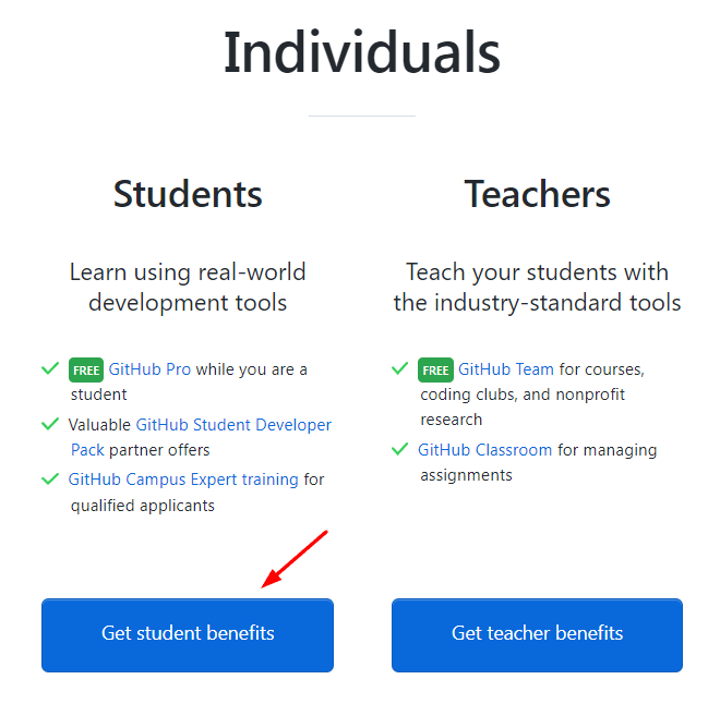 Como obter o GitHub Student Developer Pack